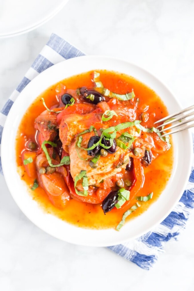 Instant Pot Chicken Cacciatore Recipe - Lemon Blossoms