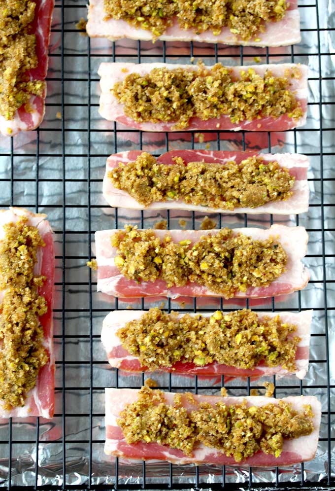 Nutty Maple Brown Sugar Bacon Appetizer | Lemon Blossoms