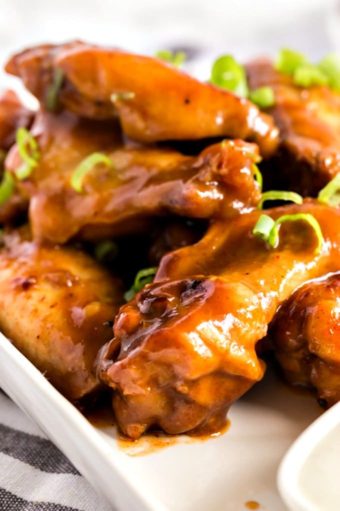 Honey BBQ Slow Cooker Wings - Lemon Blossoms