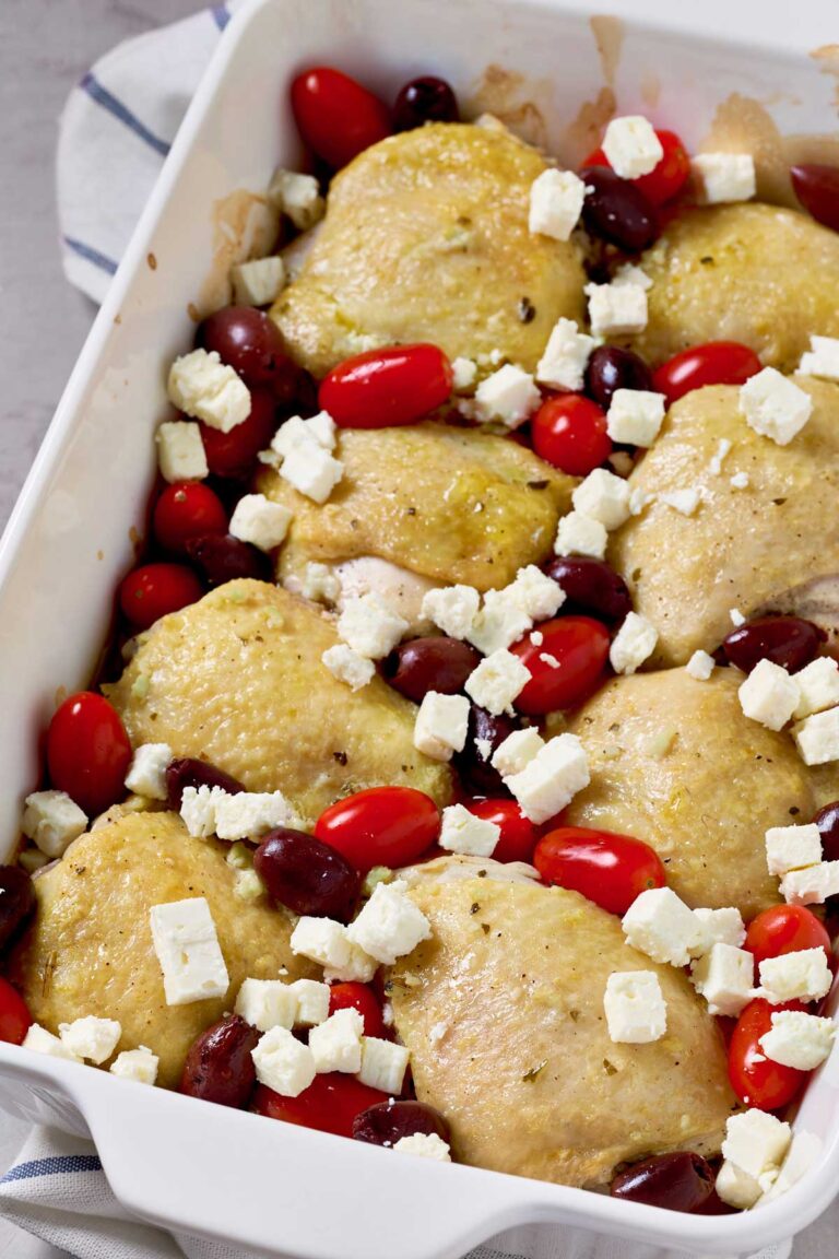 Baked Greek Chicken - Lemon Blossoms
