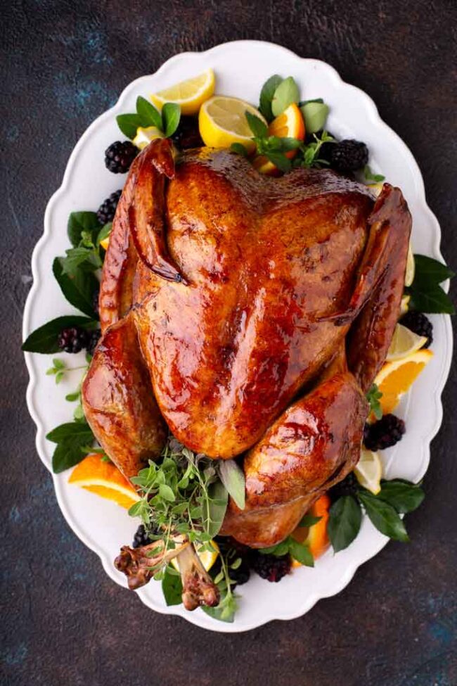 Perfectly Juicy Roast Turkey with Gravy | Lemon Blossoms