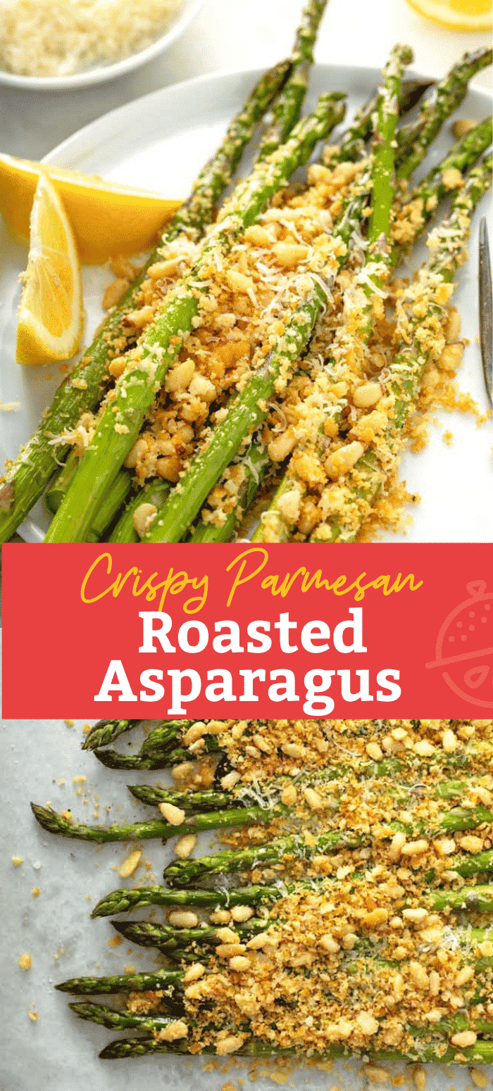 Crispy Parmesan Oven Roasted Asparagus - Lemon Blossoms