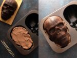 Halloween Skull Cake (with Cake Mix) - Lemon Blossoms