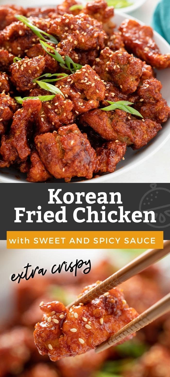Crispy Korean Fried Chicken - Lemon Blossoms