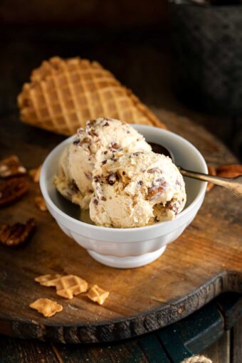 Butter Pecan Ice Cream - Lemon Blossoms
