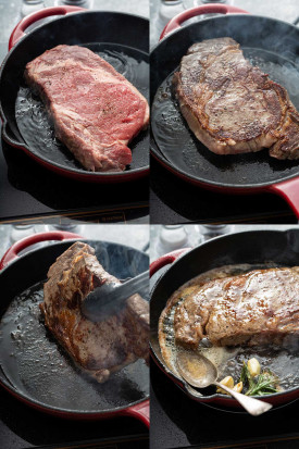 Pan Seared Steak (How to Cook the Perfect Steak) - Lemon Blossoms