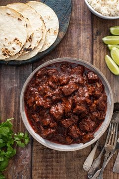 Carne Adovada (New Mexico Red Chile Pork) | Lemon Blossoms