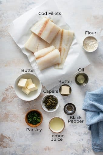 Pan Seared Cod with Lemon Butter - Lemon Blossoms