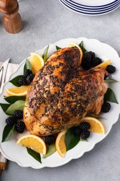 Easy Oven Roasted Turkey Breast - Lemon Blossoms