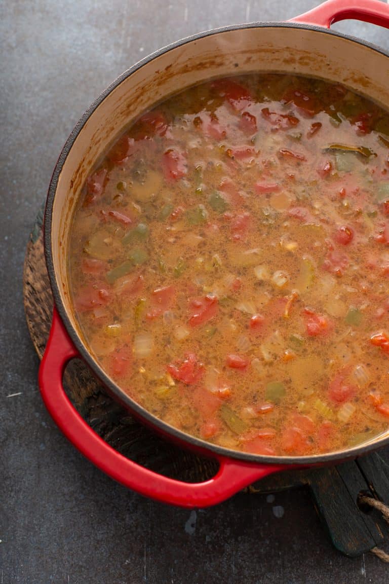 Turkey Gumbo with Andouille Sausage - Lemon Blossoms