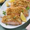 Crispy Panko Crusted Salmon - Lemon Blossoms