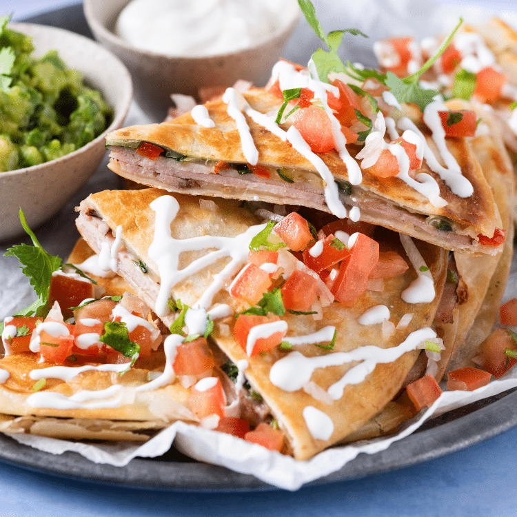 Sincronizadas (Mexican Ham and Cheese Quesadillas) - Lemon Blossoms