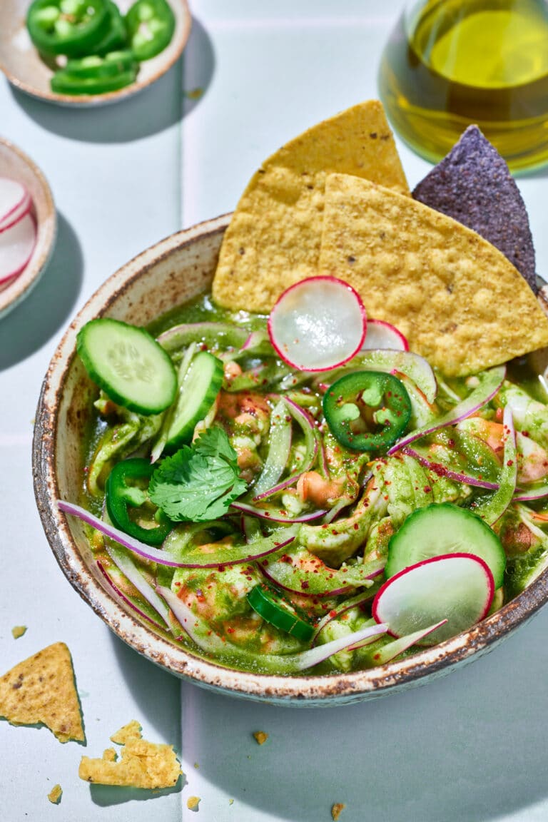 Aguachile Recipe (Shrimp) - Lemon Blossoms