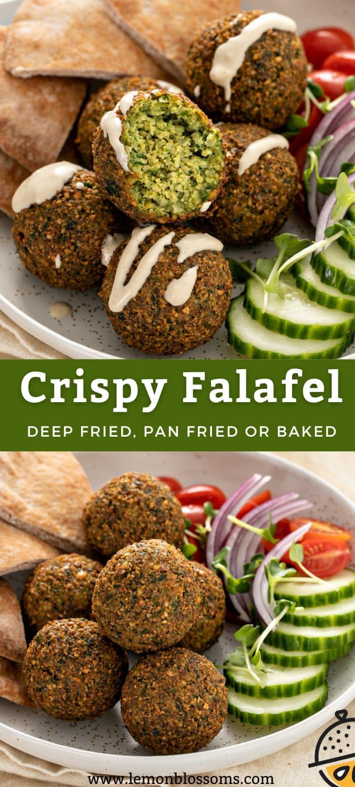 How to Make Falafel (Fried or Baked) - Lemon Blossoms