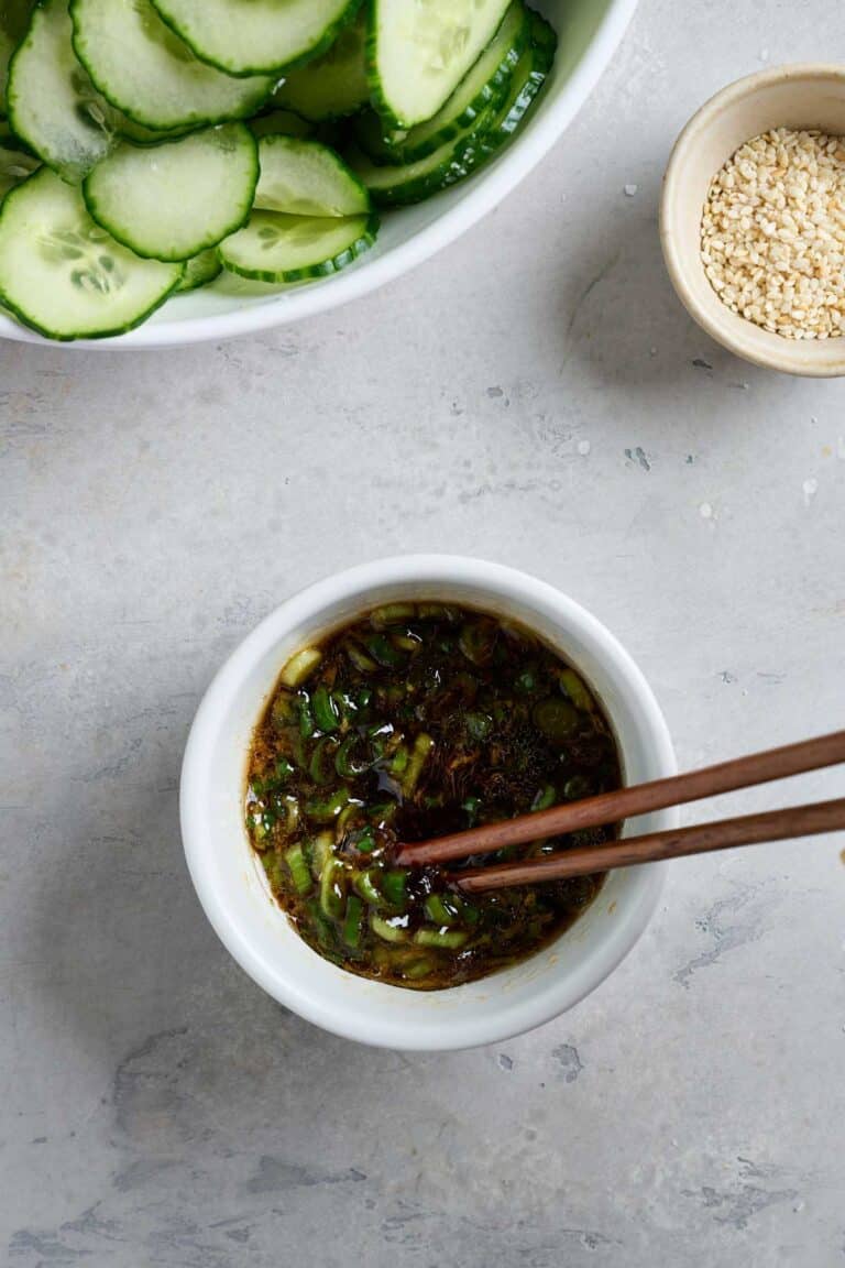 Asian Cucumber Salad (Sunomono) - Lemon Blossoms