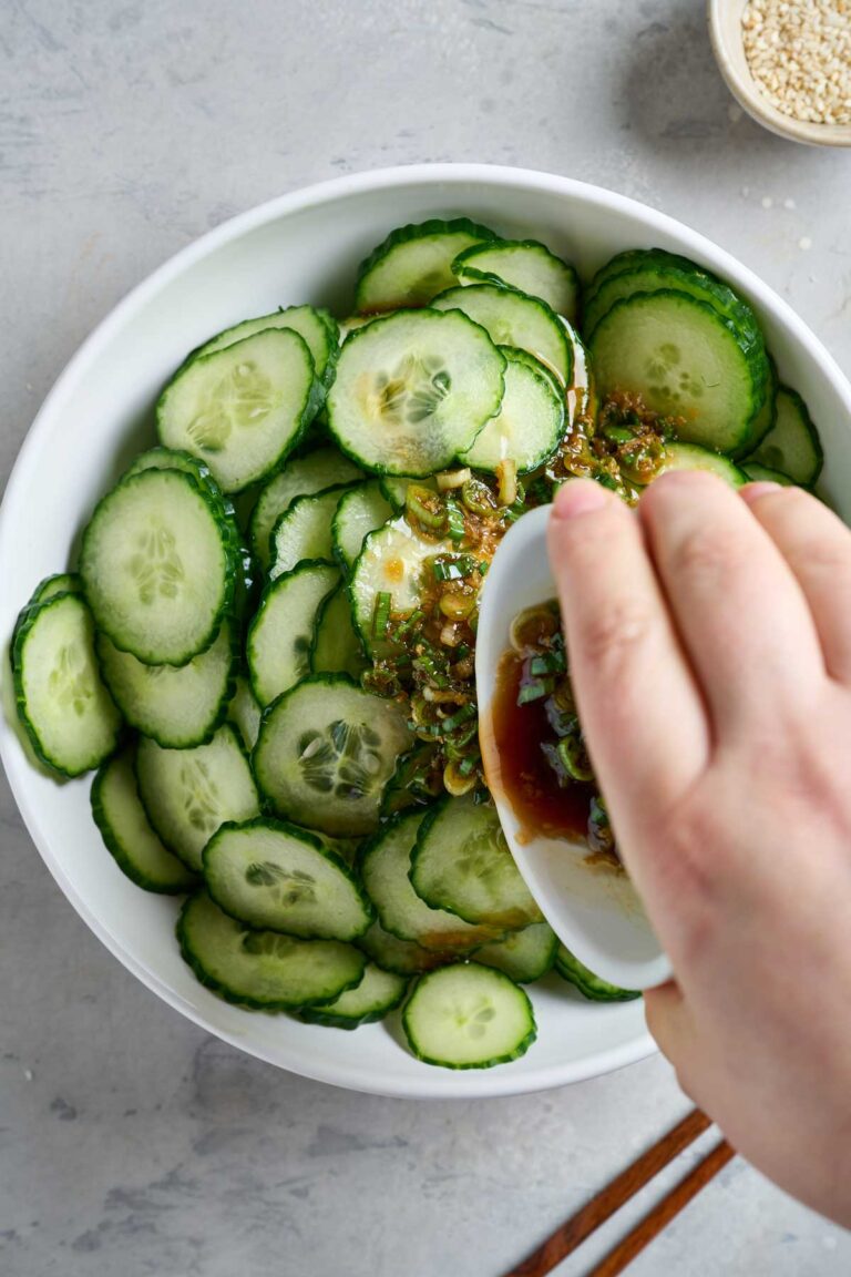 Asian Cucumber Salad (Sunomono) - Lemon Blossoms