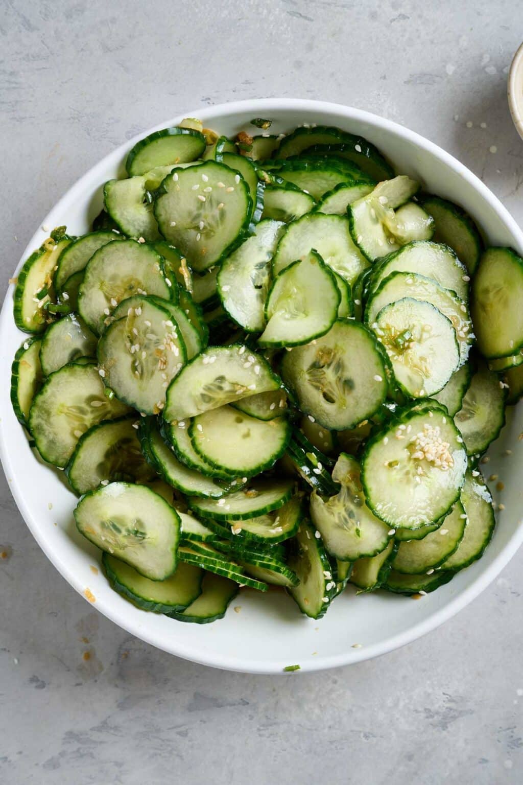 Asian Cucumber Salad (Sunomono) - Lemon Blossoms